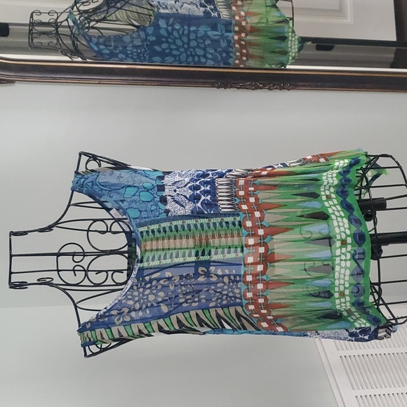 Patrons of Peace | Tops | Sheer Little Open Back Tank | Poshmark